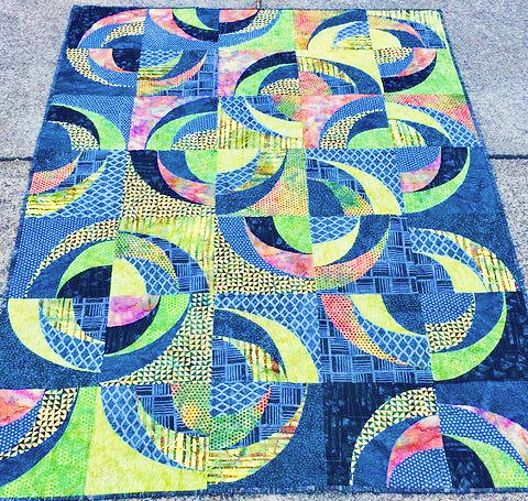 Blue Onion Patchwork Template