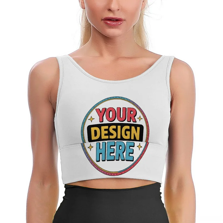 Personalized Custom Sports Bra for ultimate support and style, perfect ...
