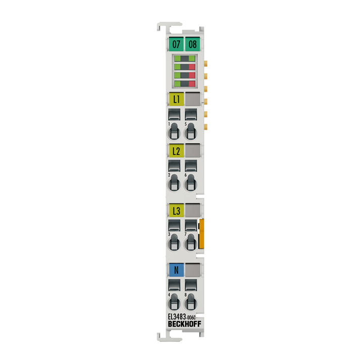 model(EL3483-0060),brand(beckhoff),product name(EtherCAT Terminal, 3 ...