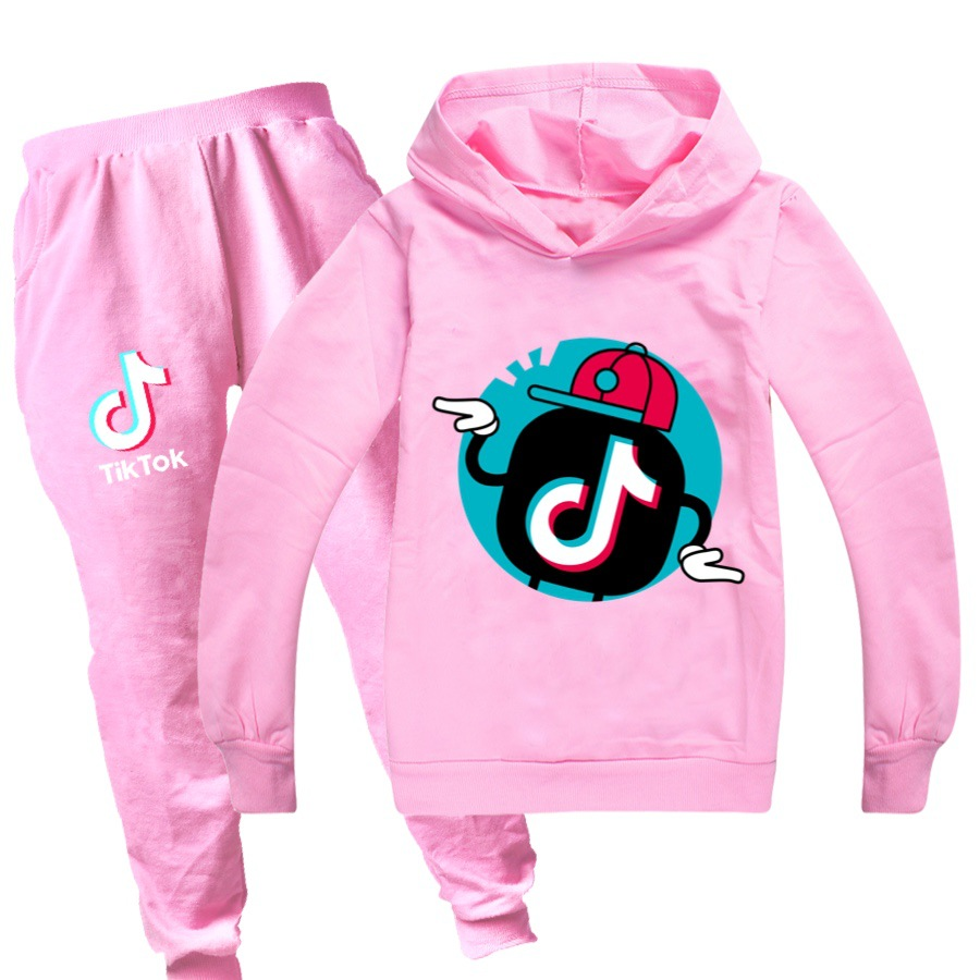 Tik Tok Kids Hoodie with Pants Tik Tok Youth Tracksuit Kid Size