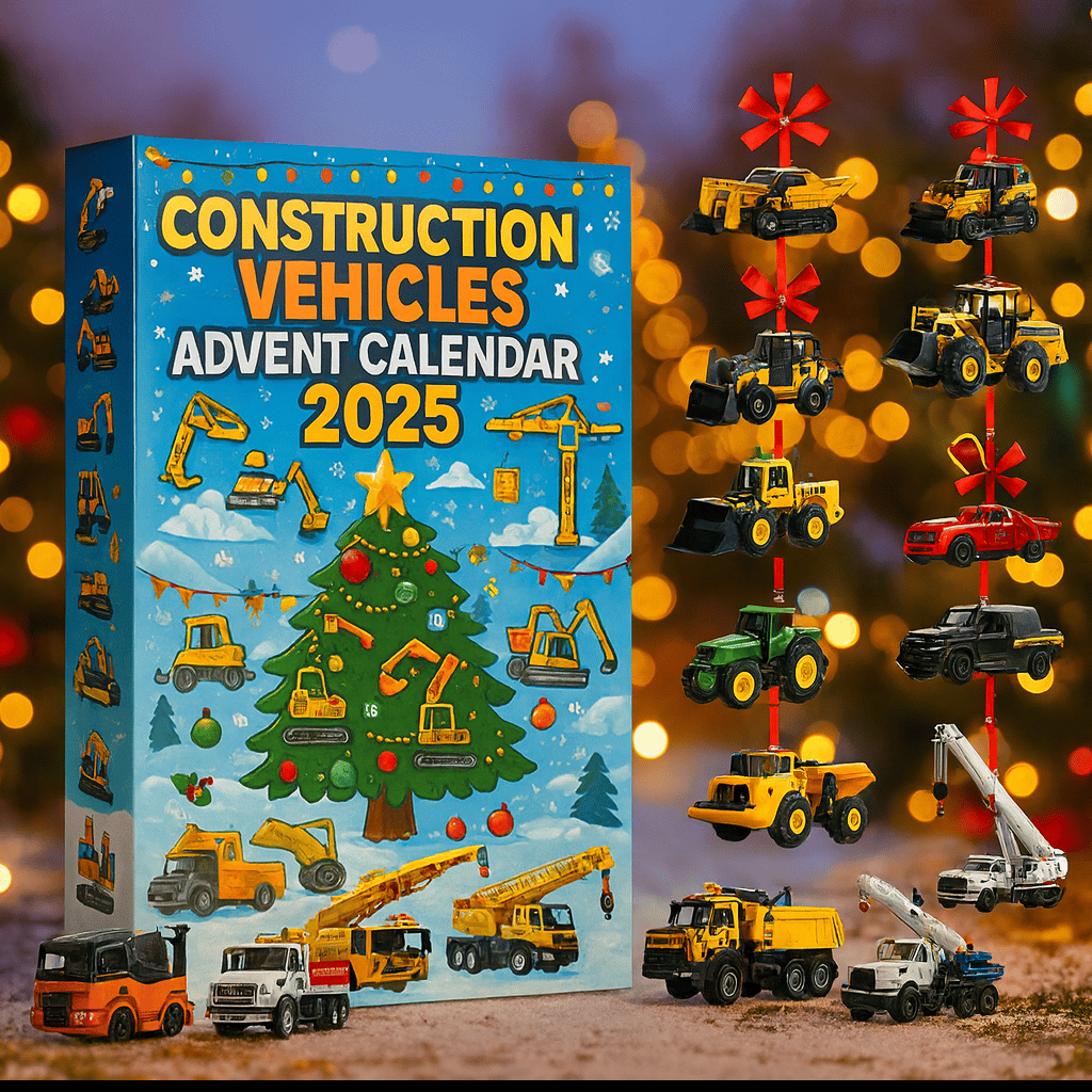🔥Limited Edition, Only 100 Sets Left! - Construction Vehicles Advent ...
