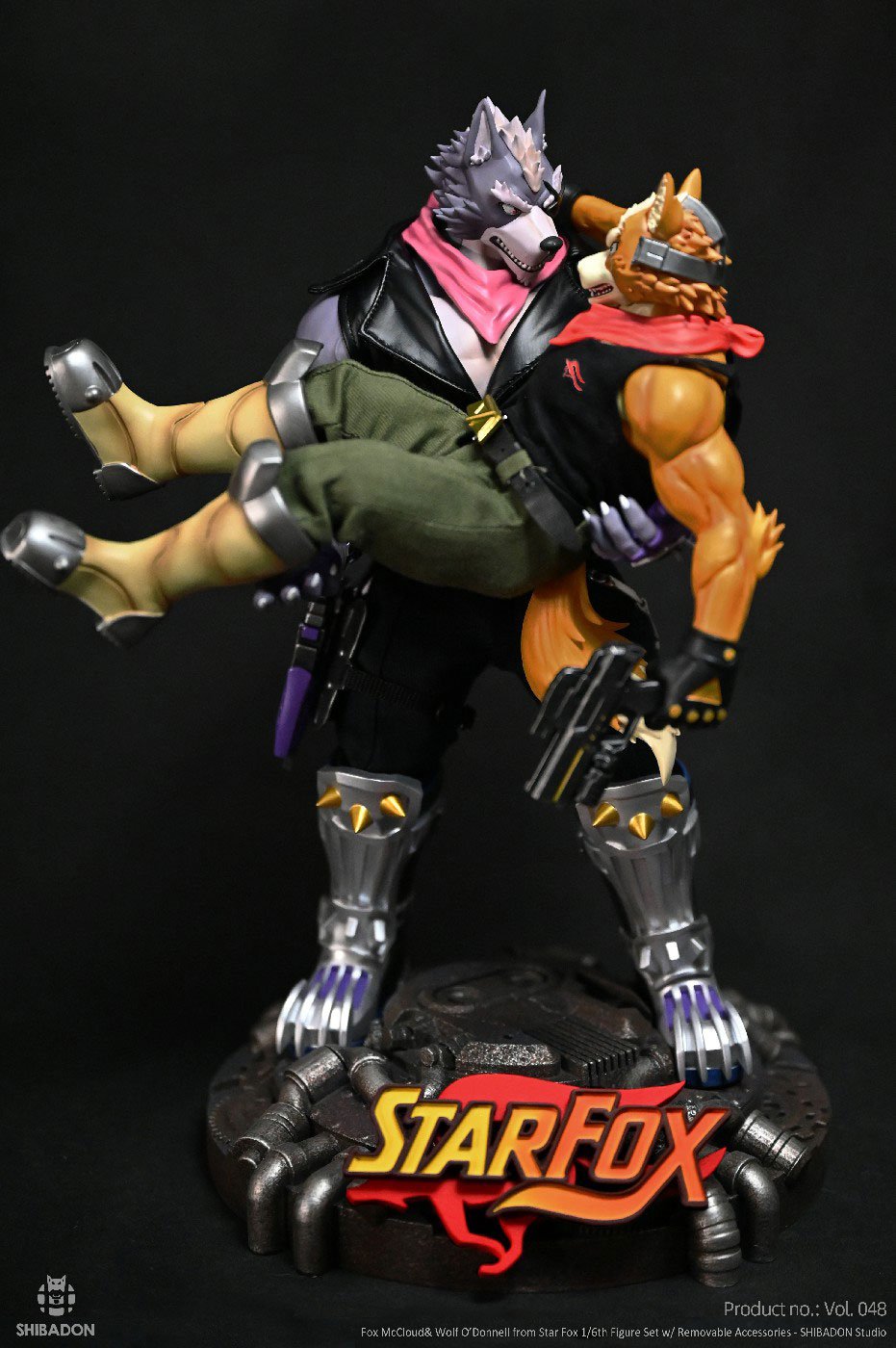 1/8 Scale Fox McCloud & Wolf O' Donnell - Star Fox Resin Statue ...