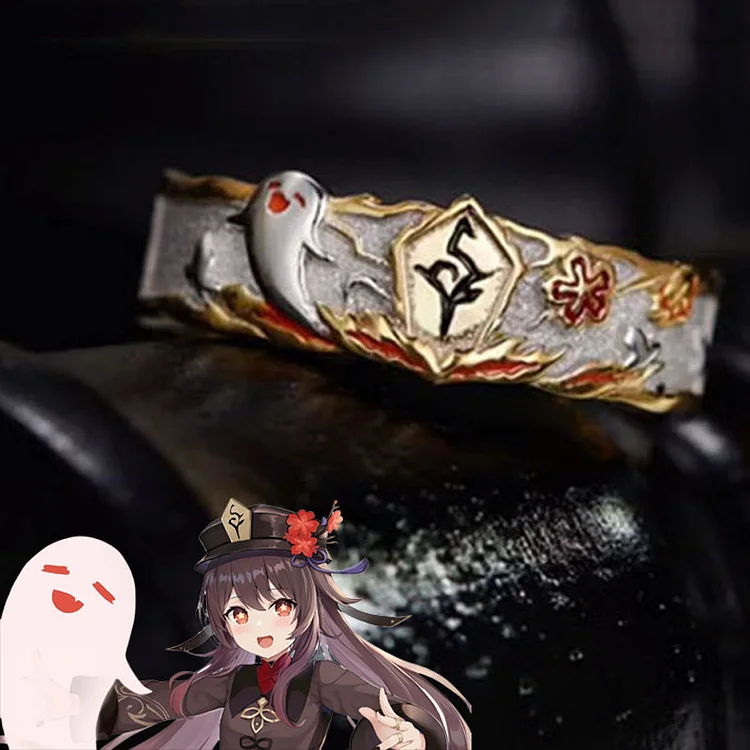 Genshin Impact Hu Tao Ring Unisex Alloy