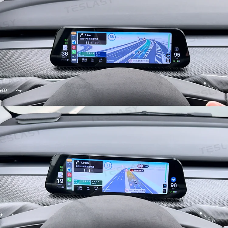 Tesla Model 3/Y Highland T9 9.6-Inch Gen 2 Carplay Head-Up Display ...