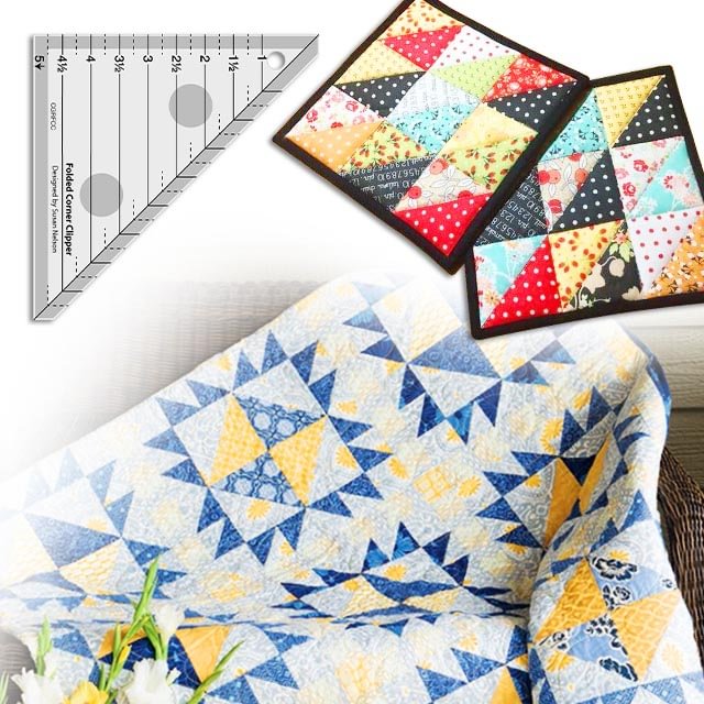 Folded Corner Clipper Ruler