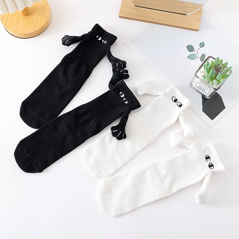 Cute Holding Hands Magnetic Socks