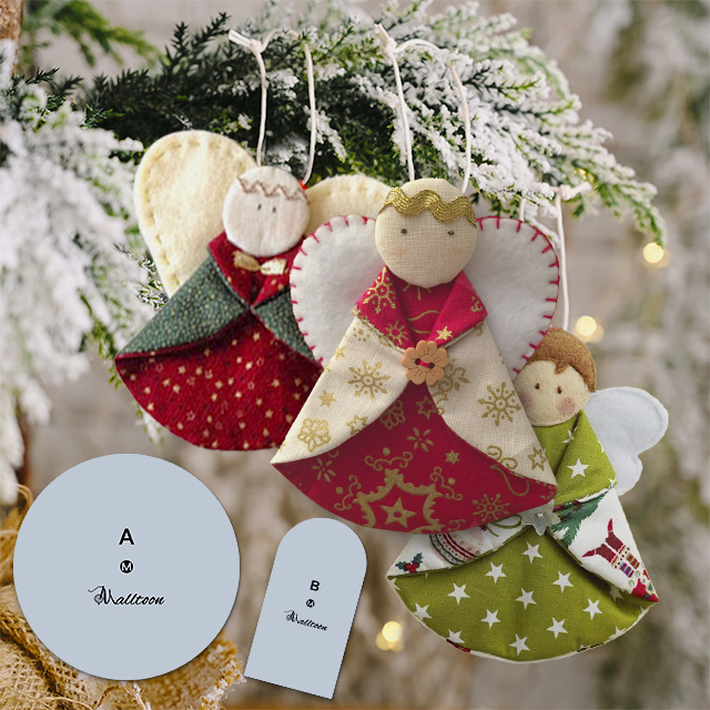 DIY Angel Decoration Sewing Pattern(3 PCS) -Includes Tutorial + Template