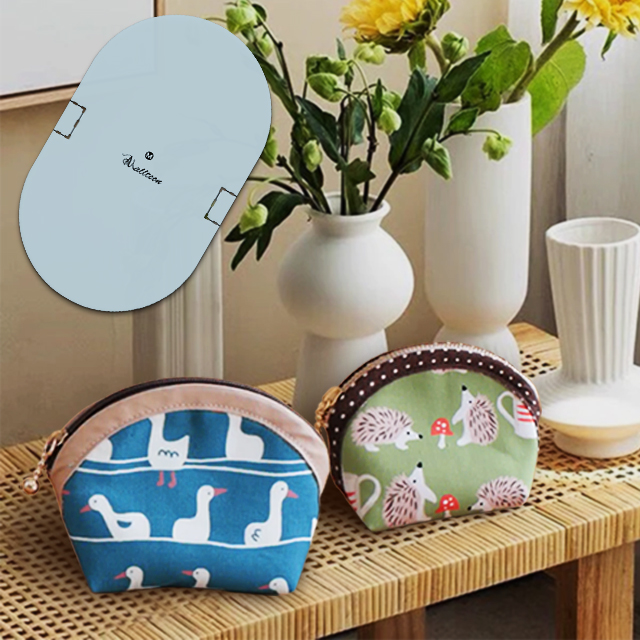 Nostalgic Shape Handmade Mini Pouch—With Tutorial + Template