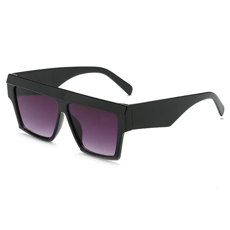 New Black Big Frame Women's Sunglasses Oversized Square Gradients Sun ...