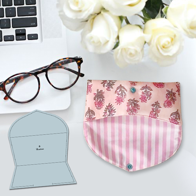 Quick & Easy DIY Glasses Case Sewing Template - Includes Tutorial