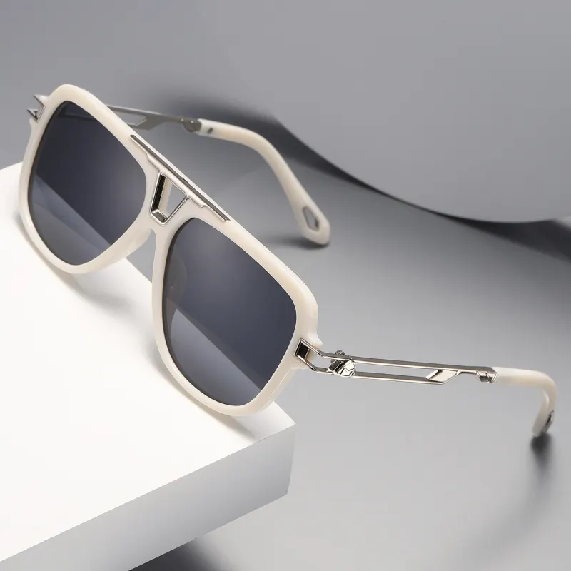 New Small Frame Oval Shape Sunglasses Women Metal Mirror Leg Sun ...