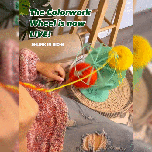 Colorwork Wheel Yarn Holder - 3D printed yarn untwisting tool for ...