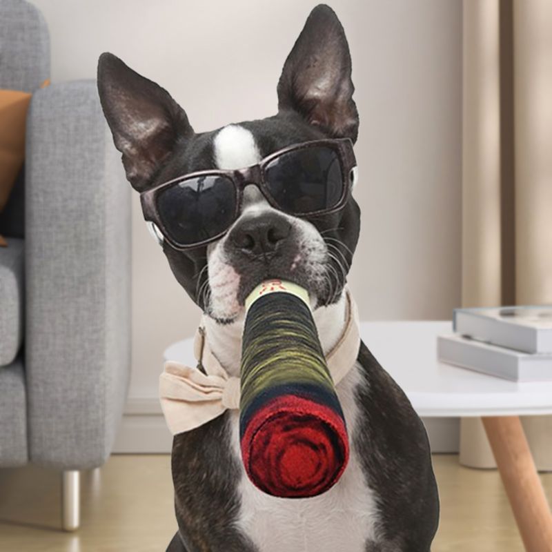 Peace Cigar Dog Plush Toy