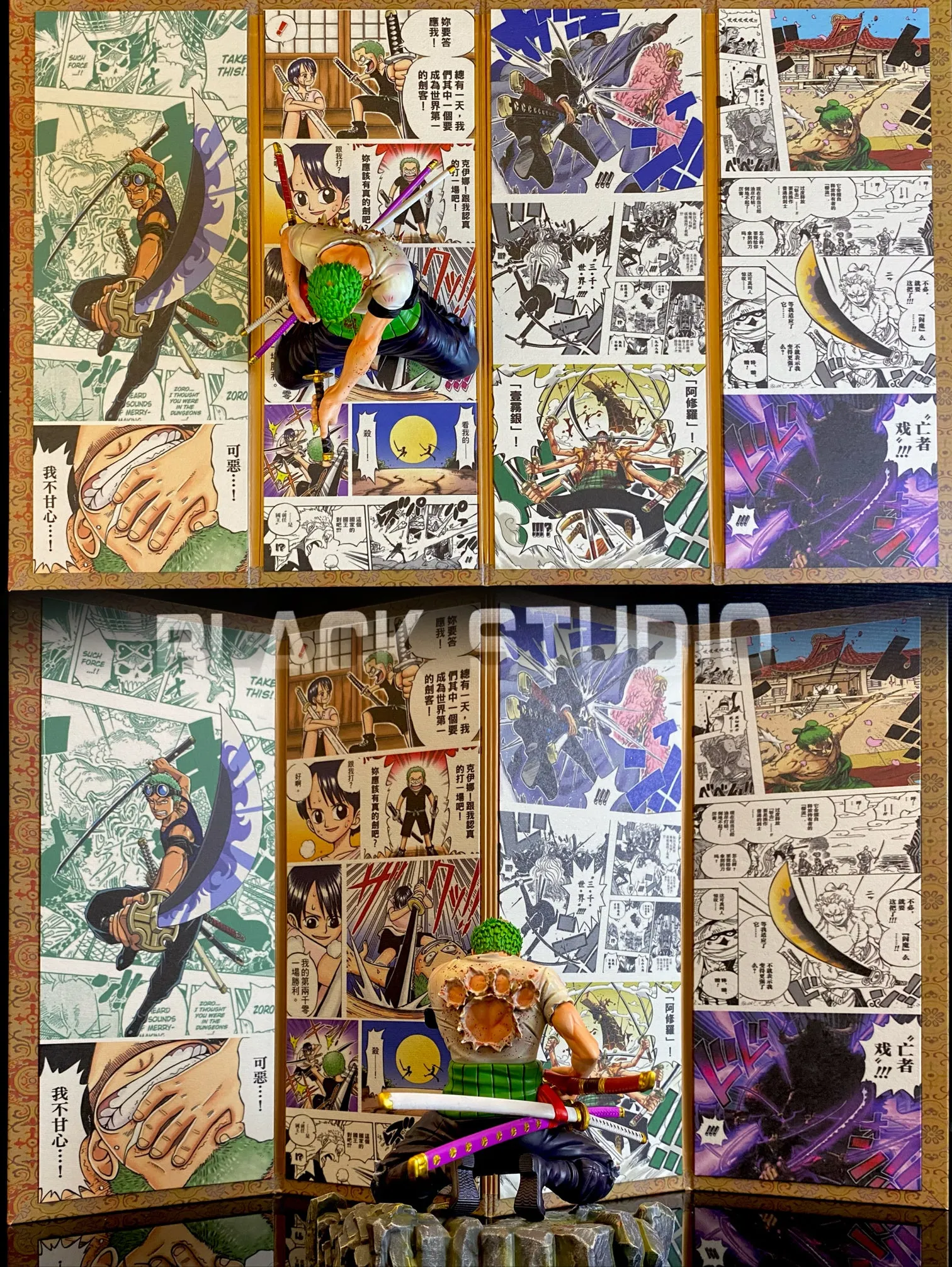 Manga Folding Screen - ONE PIECE - Black Studios [In Stock]