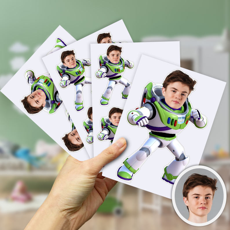 Custom Sticker Bazz Lightyear Fight sticker