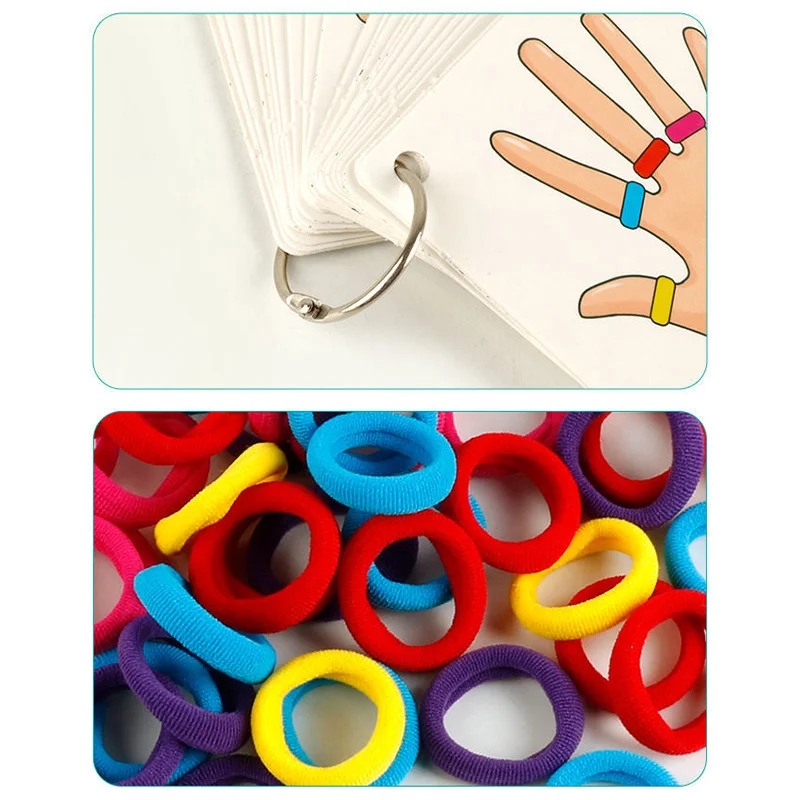 Finger Ring Family Board Game Educational Matching Toys Hand-Brain ...