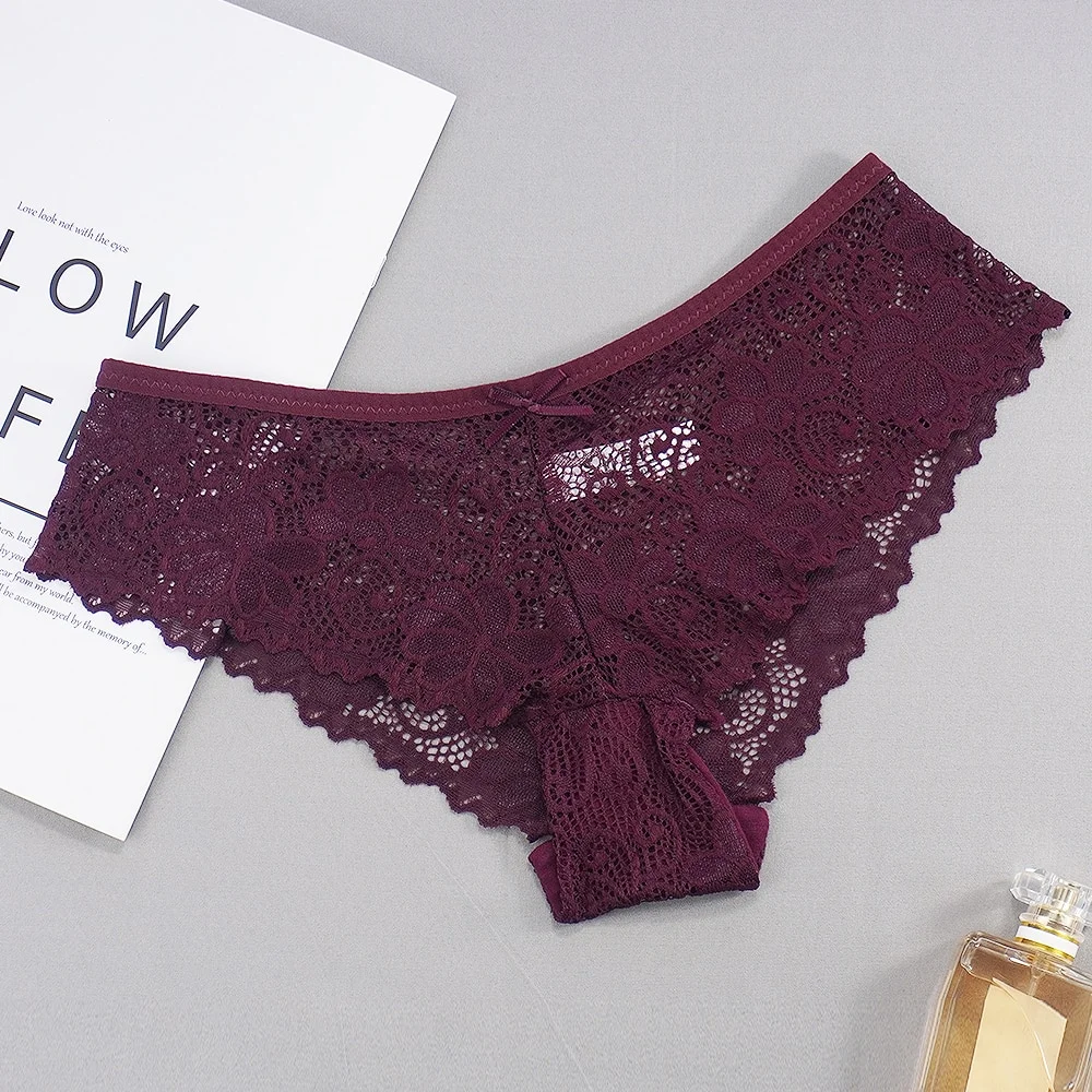 Uaang Sexy Tangas Transparent Panties Lace Panties Low Rise Thongs ...
