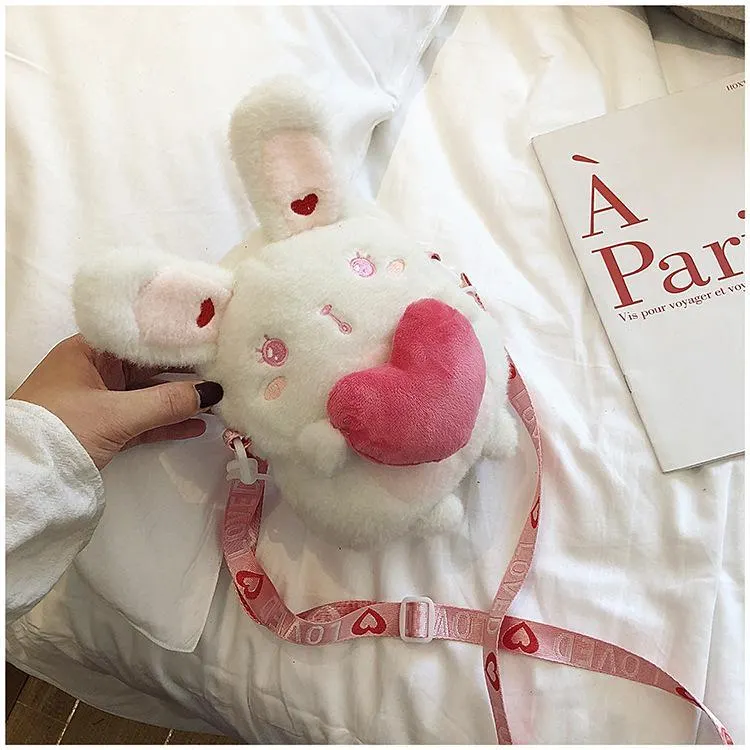CARTOON RABBIT PLUSH BAG