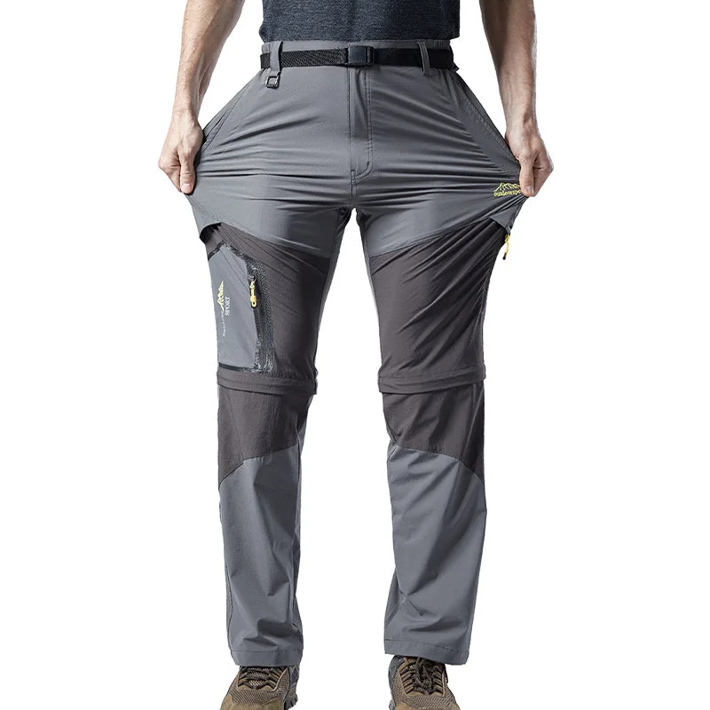Men's Stretch Hiking Pants Detachable Tactical Pants