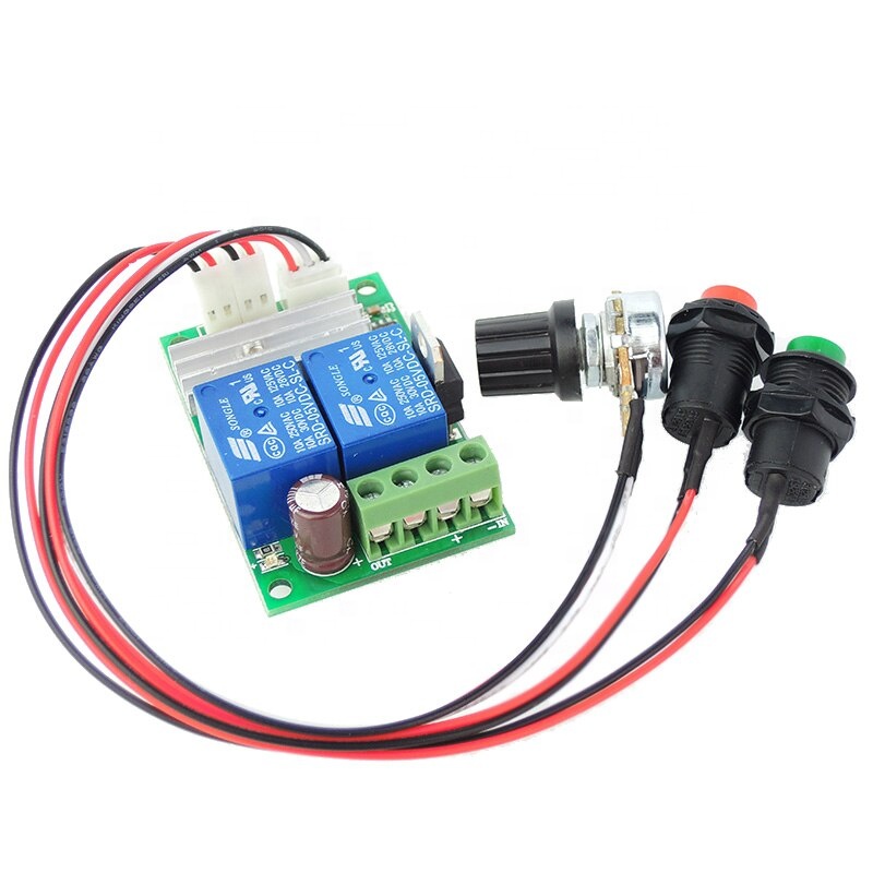 DC6-24V 3A PWM Motor Speed Controller DC Electric Motor Reverse Forward ...