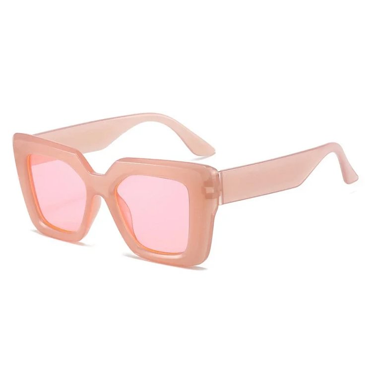 Personalized Sun Shading Jelly Color Sunglasses Classic Black Framed ...