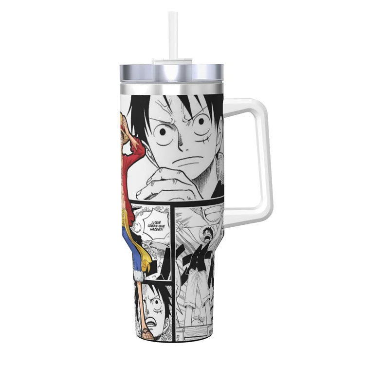 40OZ Ice Bully With Handle ONE PIECE Monkey D. Luffy Derivatives
