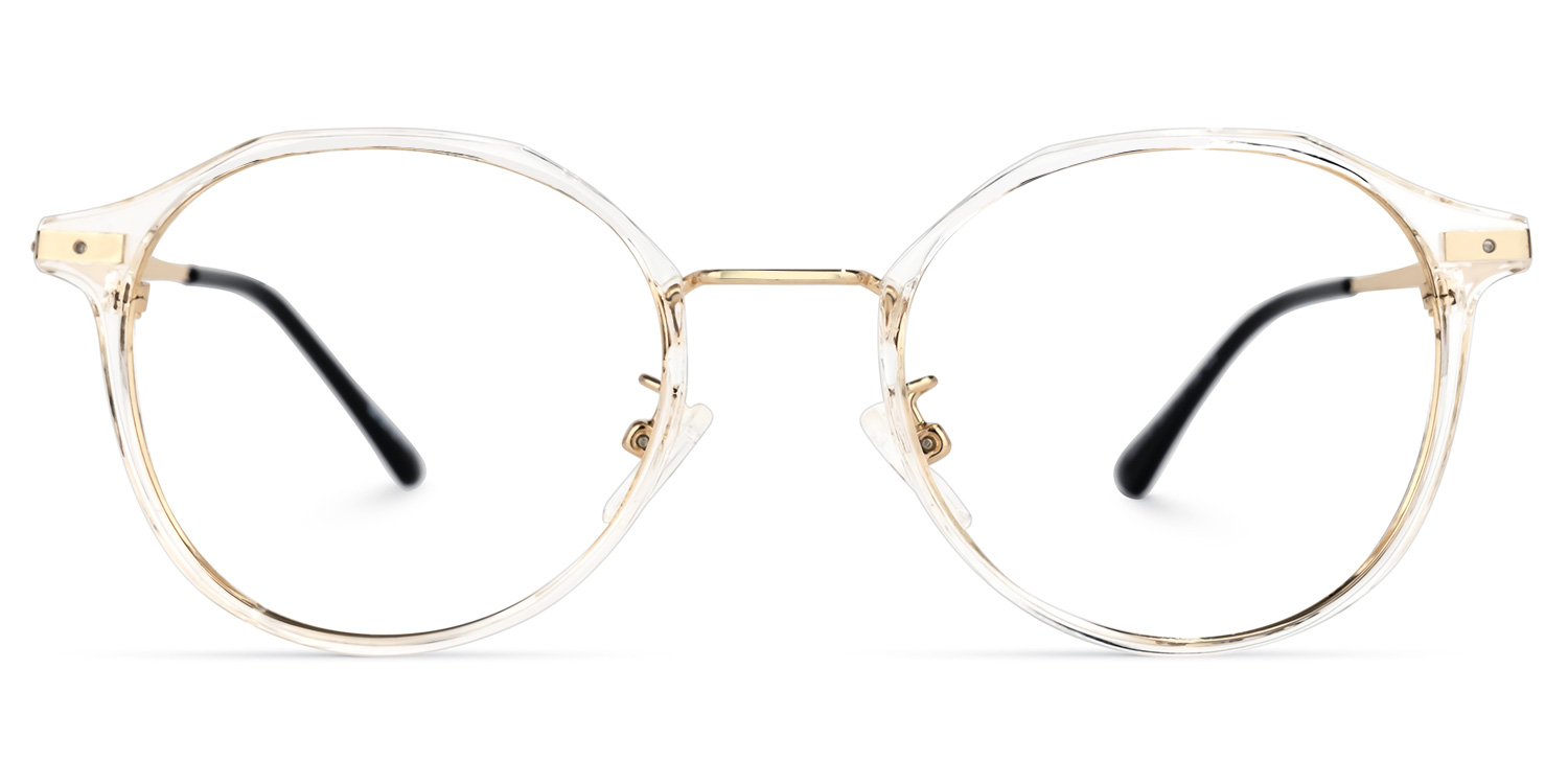 Letty Gold Kristall Rund Brille