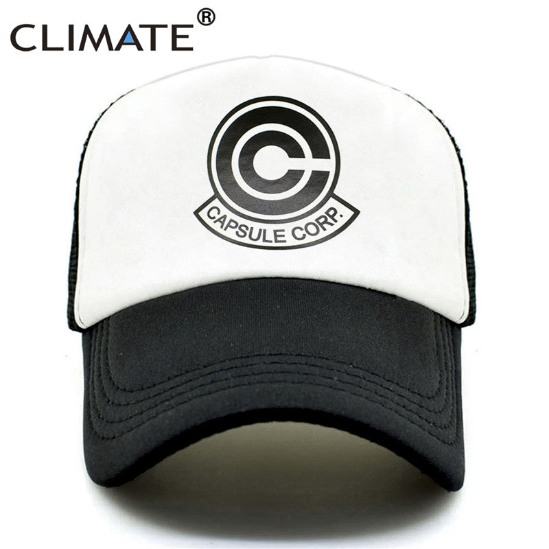 CAPSULE CORP. Trucker Caps Hat Men The Dragon Ball Z Mesh Caps Super ...