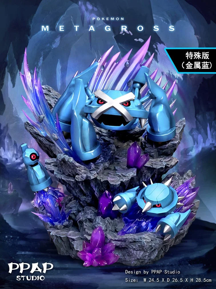 Metagross Family - Pokemon Resin Statue - PPAP Studios [In Stock]