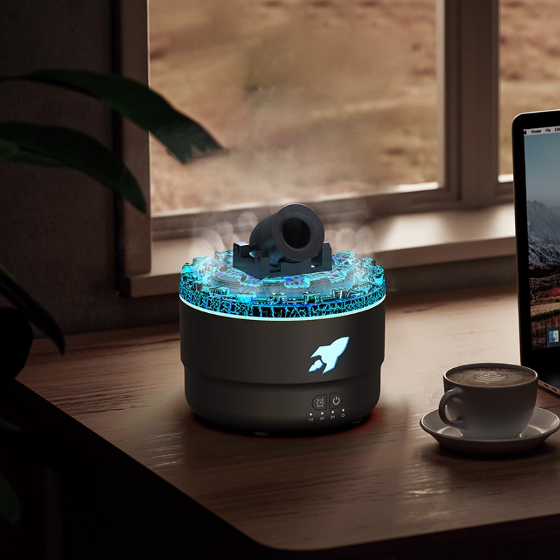 Cannon Blast Aroma Humidifier with 7 LED Colors
