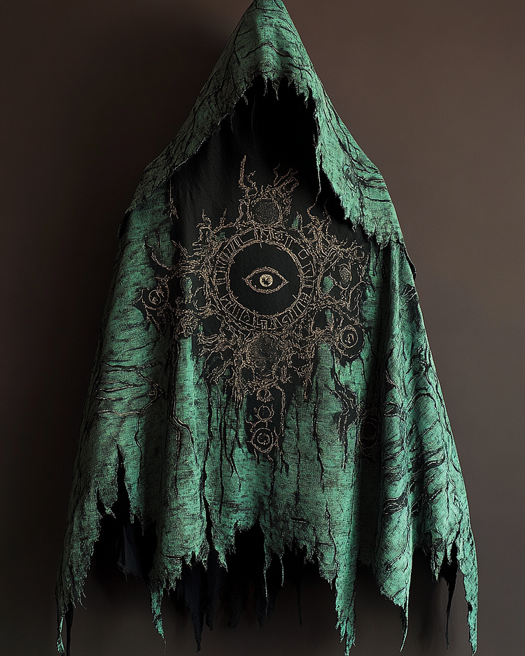 Evil eye wizard cape 075c