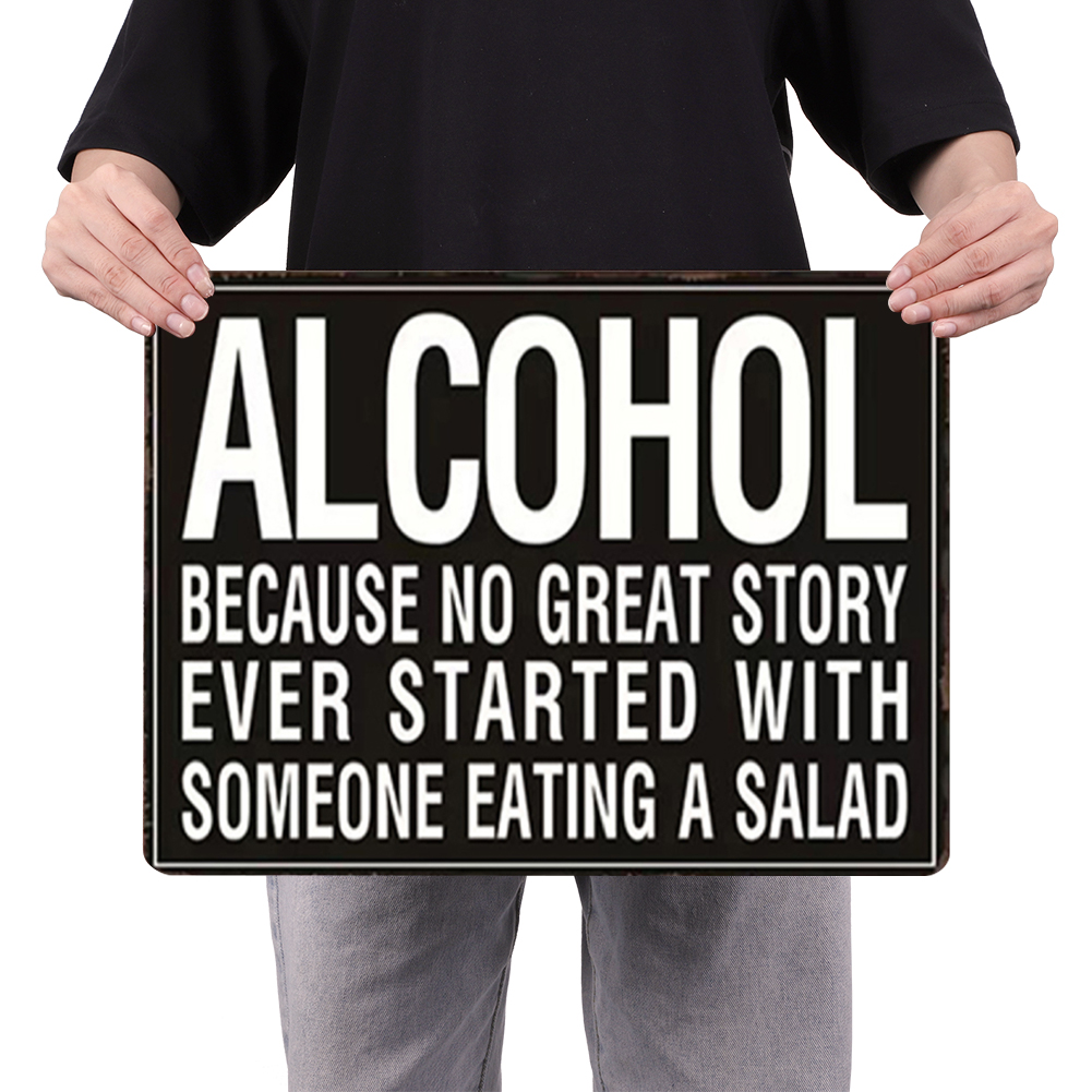 [Big Size]Alcohol - Metal Tin Signs(12*16Inch) - Bar
