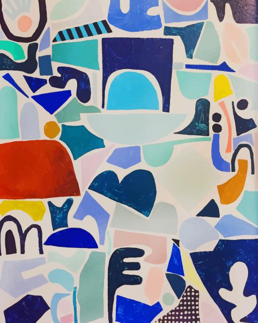 DIY Painting By Numbers | Abstract Art