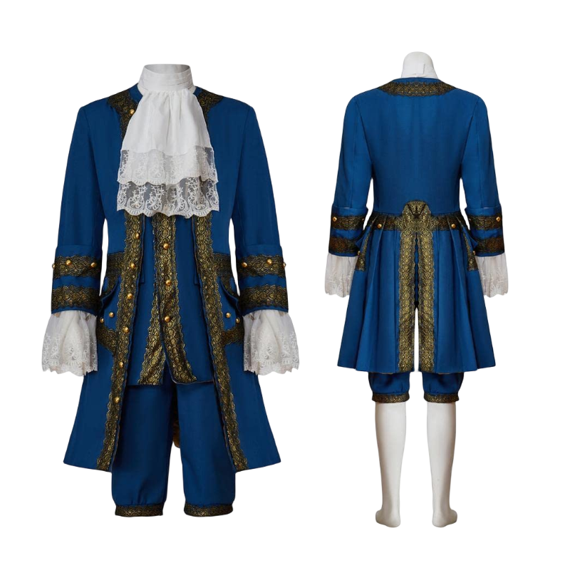 Men's Medieval Costume Suit Victorian Vintage Court Prince Costume
