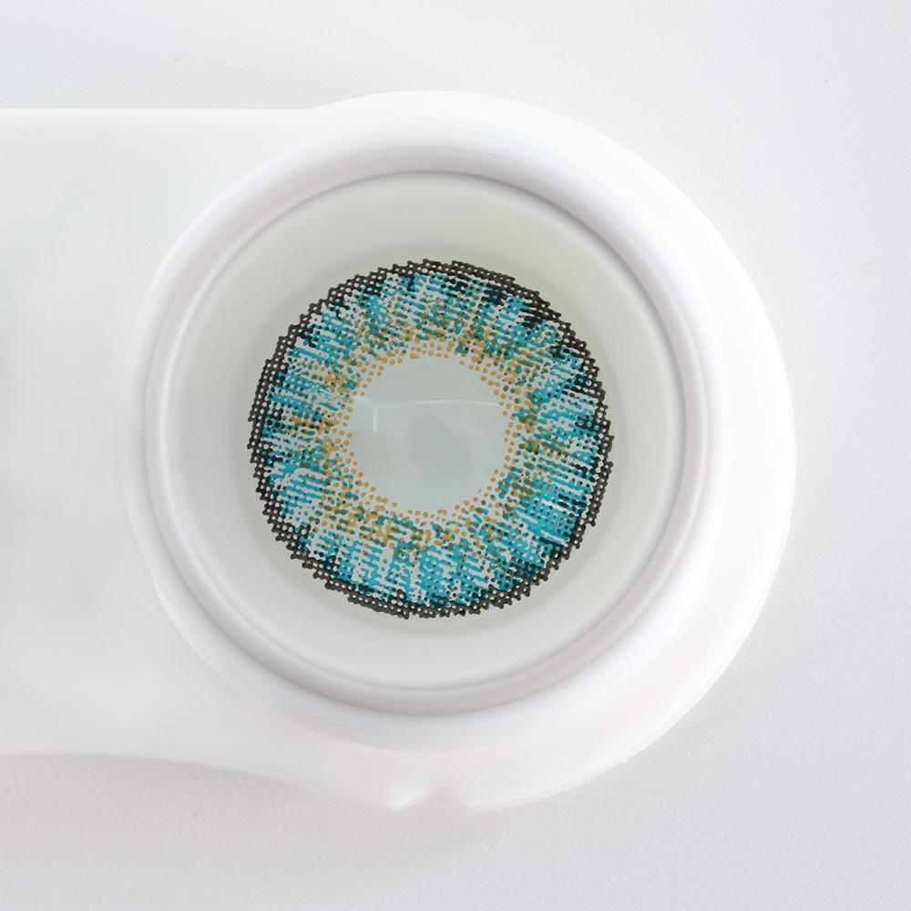 Men's 3 Tone Turquoise Colored Contacts