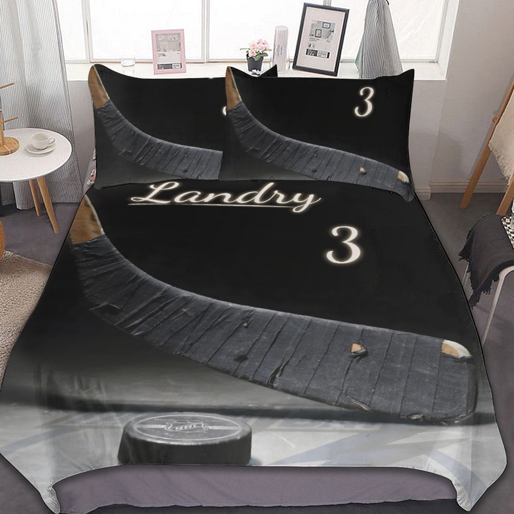 Personalized Hockey Bedding Set for Bed Room Sets | BedKid06