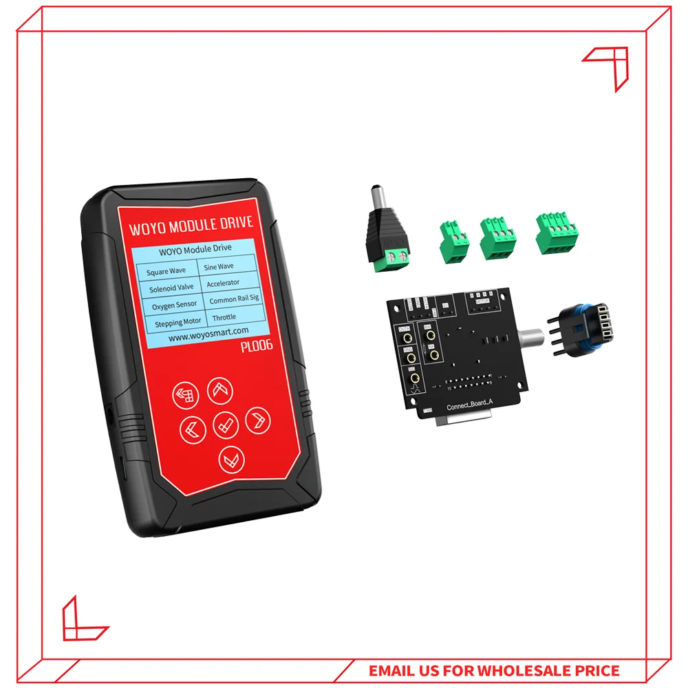 WOYO PL006 Automobile 12V Vehicle Injector Solenoid Valve Stepper Motor Auto Signal Simulator ...