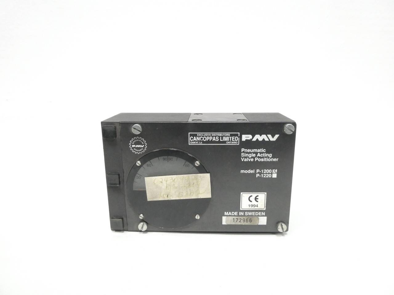 Strong competitor,PMV P-1200 SINGLE ACTING PNEUMATIC VALVE POSITIONER