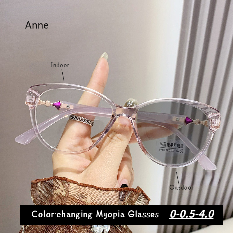 Color-changing Myopia Glasses Handsome Anti-ultraviolet Shading Near ...