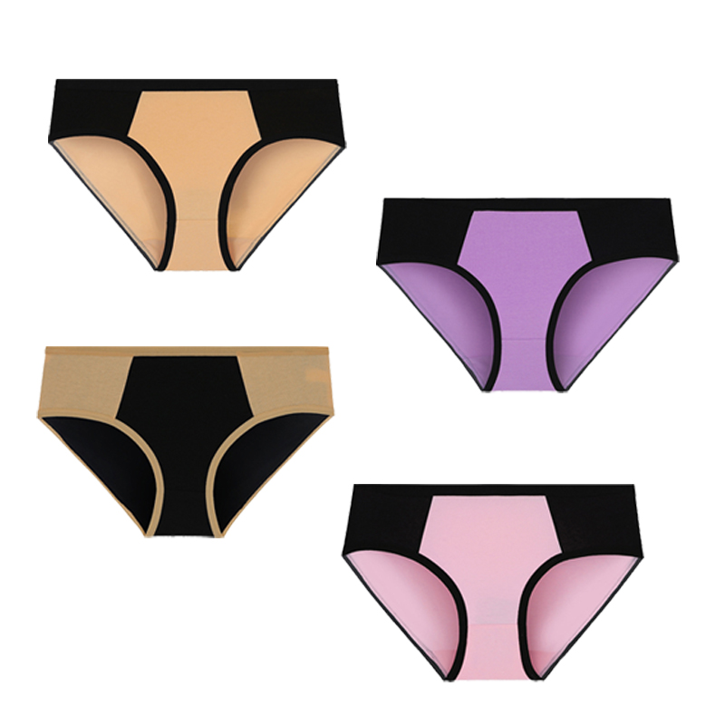 5packWomen's Plus Size incontinence underwear Underpants Contrasting ...