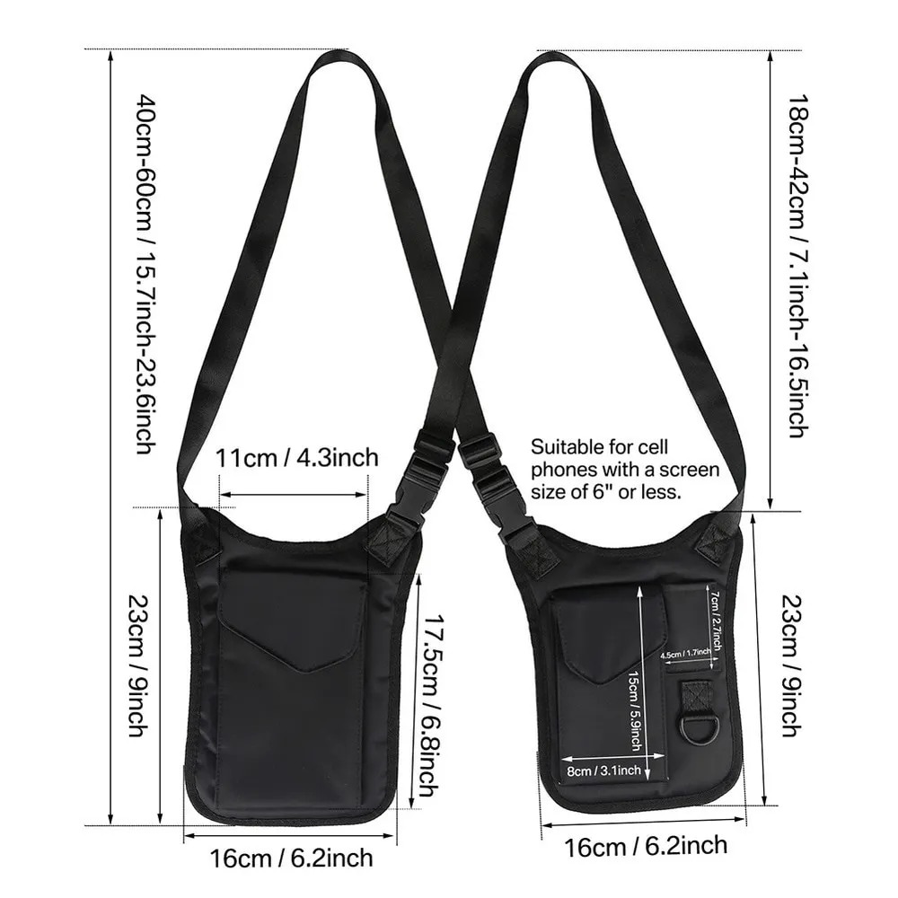 Nigikala Underarm Bag Multipurpose Hidden Shoulder Holster Storage with ...