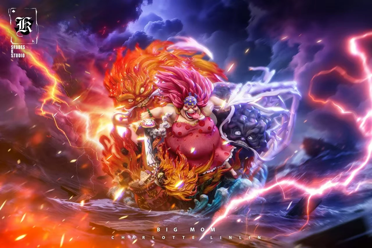 BIG MOM Charlotte Linlin with LED - ONE PIECE Resin Statue - SPK-Studio