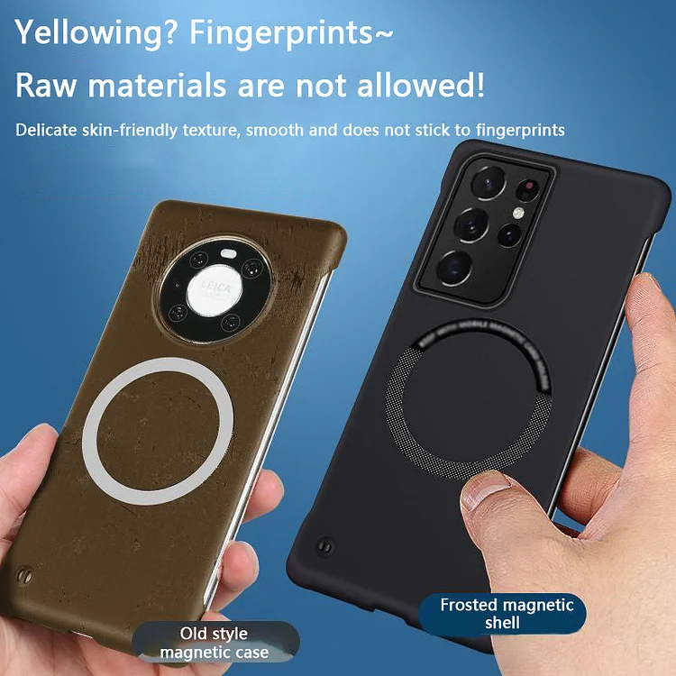 Suitable For GALAXY S24Series Magnetic Phone Case Borderless Frosted ...