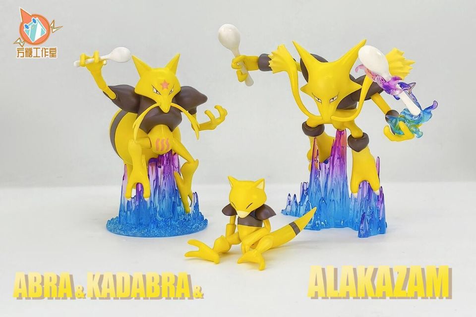 1/20 Scale World Zukan Original Colour Evolution of Alakazam Set ...