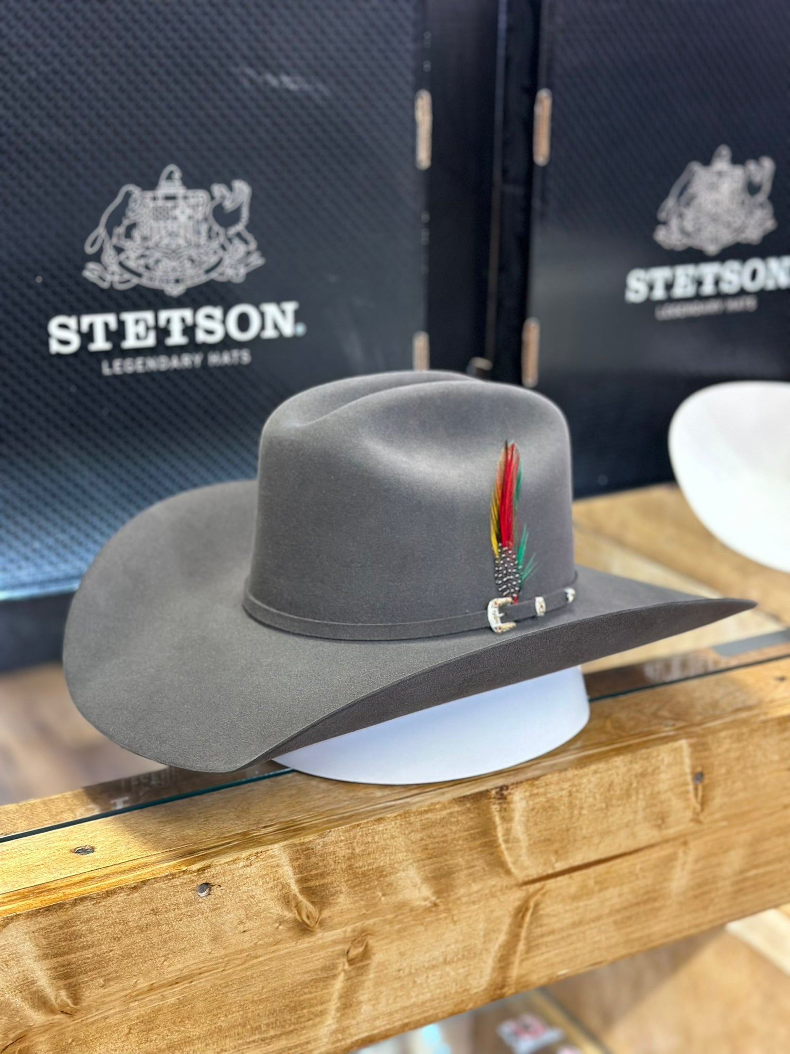 STETSON COWBOY HAT EL PATRON 30X CHARCOAL