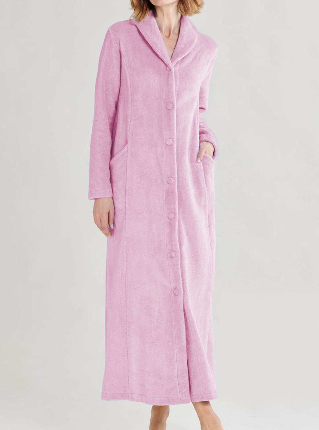 Pink Luxury Cosy Fleece Housecoat
