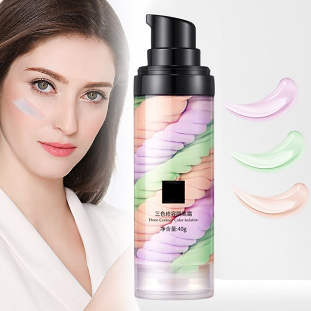 Rainbow Tricolor Makeup Base