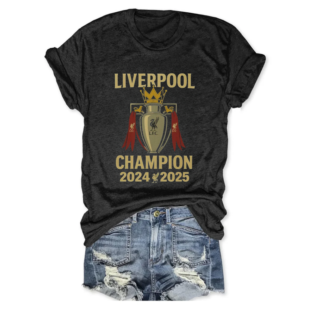 Liverpool Champions 2024-2025 Tee