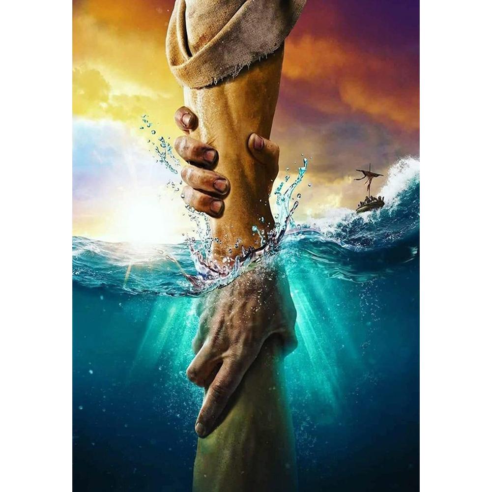 Diamond Painting-DIY Full Round Drill Helping Hands