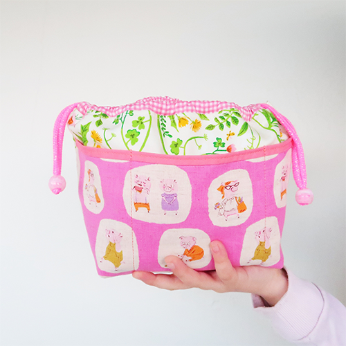 DIY Drawstring Bag -Includes Tutorial + Template